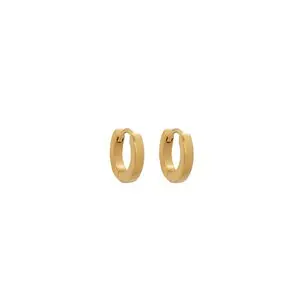 A WEATHERED PENNY Huggie Hoop Earrings - Gold