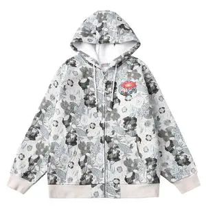 VERYRARE Flora Frostbite Zip-up Hoodie