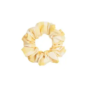 CAFIDE Vichy Check Scrunchie Hair Tie - Yellow