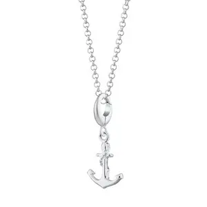 LILY CHARMED Sterling Anchor Charm Necklace - Silver