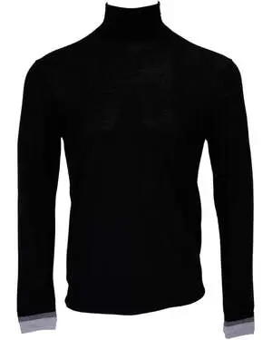 LORDS OF HARLECH Ronald Merino Turtleneck Sweater