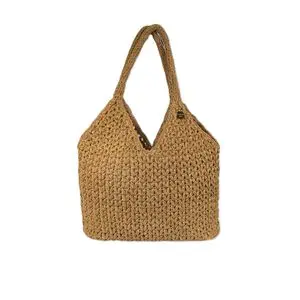 SPRINGMOONATELIER Raffia Beach Bag