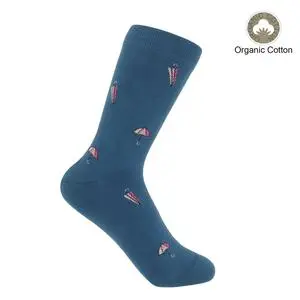 PEPER HAROW - MADE IN ENGLAND Umbrella Socks Blue