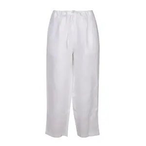NOLOGO-CHIC Plain Linen Trousers