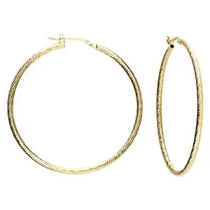 KAIZARIN Oval Hoop Earrings