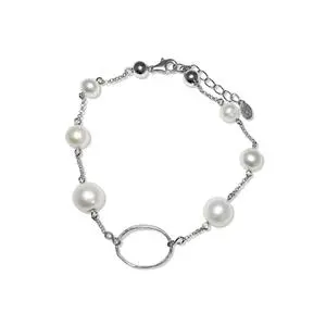 FV JEWELLERY La Pierre Fresh Water Pearl Bracelet - White