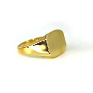 VICSTONENYC FINE JEWELRY Bold Chic Signet Ring - Gold
