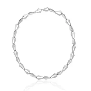 Mishka Splash Link Necklace - Silver