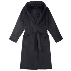 MAMU DREAM Luxe Snuggle Dressing Gown - Black