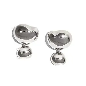 BIKO Franca Stud Earrings - Silver