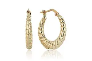 REIS JEWELLERY Mini Bomb Hoop Earrings - Gold