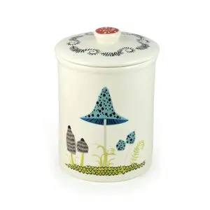 Hannah Turner Toadstool Storage Jar - Brown