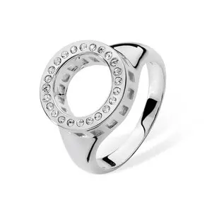 LUCY QUARTERMAINE Solid Sterling Art Deco Halo Ring