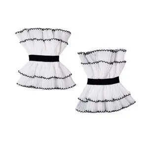 AZIMA MUSAYEVA Viola Cuffs - White