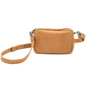 MADE FREE Convertible Leather Belt Bag