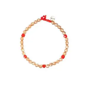 TILLIE BEADS Beaded Necklace - Brown