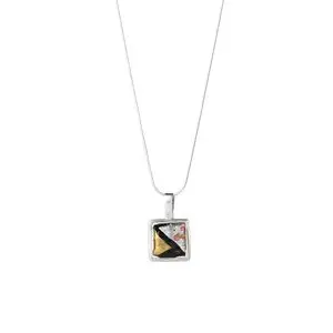 CHIARELLA Murano Glass Necklace - Silver