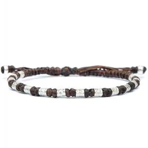 HARBOUR UK BRACELETS Viking Rope Bracelet - Brown