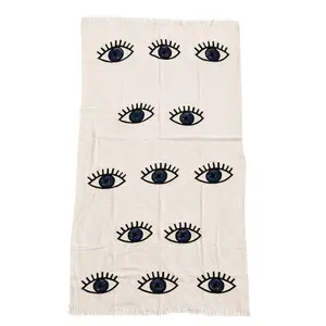 NUVV COLLECTION Eye Print Muslin Peshtemal – Cotton