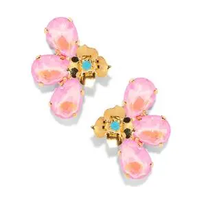 THE PINK REEF Marigold Stud Earrings - Pink