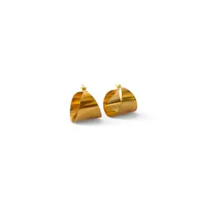 ORIAKU STUDIO Lingo Plated Hoops - Gold