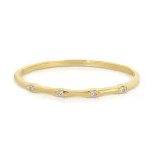 Maya Brenner Designs Four Diamond Fine Ring - Gold