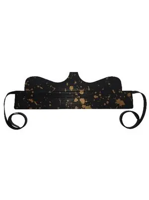 CIRCULAR PATH X Amanda Murray Reversible Cut Out Corset Belt - Black/brown