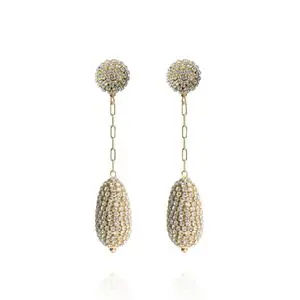 SAULE LABEL Marcelle Short Drop Earrings - Gold