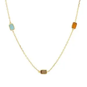 LATELITA Venice Rainbow 120cm Necklace - Gold