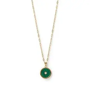 ARMS OF EVE Koda Malachite Pendant Necklace - Green