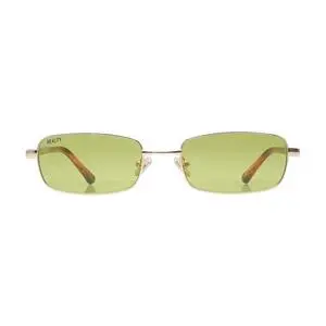 REALITY EYEWEAR Vibes Town Gold Olive Sunglasses - Green