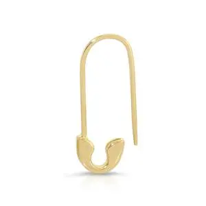 Maya Brenner Designs Safety Pin Earring - Gold