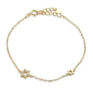 ELK & BLOOM Dainty Star Bracelet - Gold