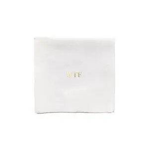 BELL'INVITO Wtf Beverage Napkins - White