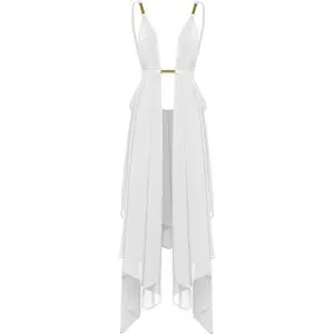 ANTONINIAS Clementine Beach Cover-up - White