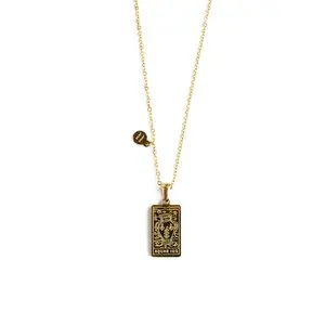 SUPERDIVAJEWELLERY Aquarius Pendant Necklace - Yellow