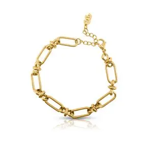 EVER JEWELLERY Signal Chain Bracelet - Gold
