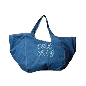 LOVE AND NOSTALGIA Repurposed Denim Tote