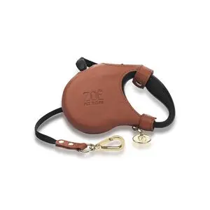 Zoë Pet Atelier Leather Retractable Leash