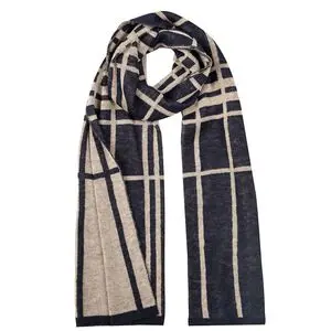 MOHAIR&ANGORA Galatia Scarf Navy - Blue