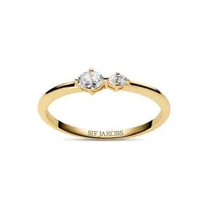 SIF JAKOBS JEWELLERY Ovale Due Ring - Gold