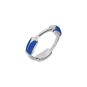 Arte Madrid Artē Madrid Toggle Sculpted Dome Lapis Ring - Blue