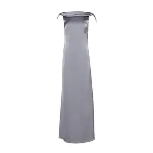 FOREVER YOUNG THE LABEL Nikki Backless Satin Maxi Dress