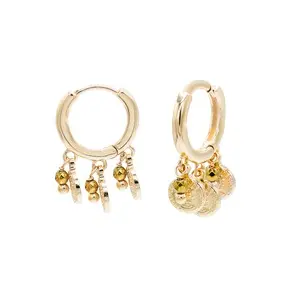 MARCIA MORAN Zola Huggie Earrings - Gold