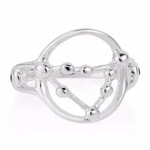 YASMIN EVERLEY JEWELLERY Capricorn Constellation Ring - Silver