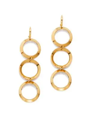JAREDJAMIN Rimini Loop Dangle Earrings - Gold