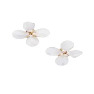 Saachi Pearled Flower Earrings