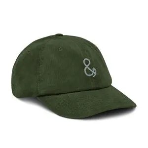 ANCHOR & CREW Ampersand Signature Embroidered Corduroy Cap - Green