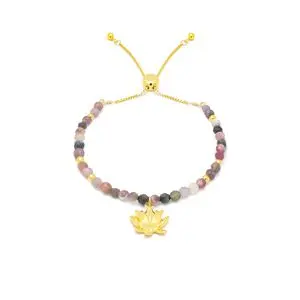 SEVEN SAINTS Lotus Tourmaline Bracelet