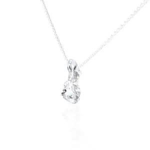 BIO-TRIMMINGS Onnes Cubic Zirconia Necklace - White